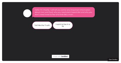 Reactjs Landbot Embed Example Forked Codesandbox