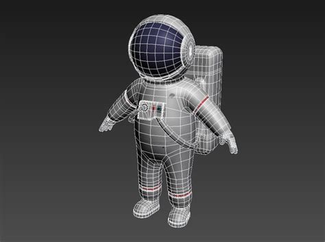 우주 비행사 캐릭터 3d 모델 Turbosquid 1444257