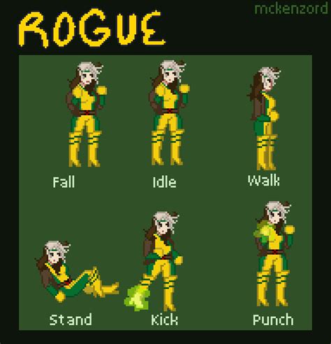 Gambit Rogue And Magneto Sprites Rpixelart