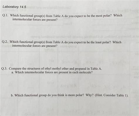 Solved Part A Drawing Building And Classifying Polarity For