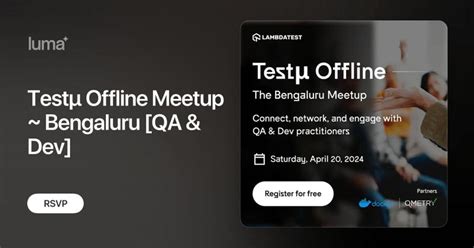 Chirag Patel On Linkedin Testμ Offline Meetup ~ Bengaluru Qa And Dev