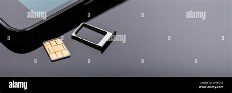 Sim Card Inserting In Smart Phone Mobile Simcard Stock Photo Alamy