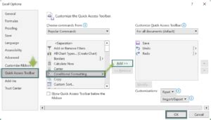 Quick Access Toolbar In Excel QAT How To Use Customize