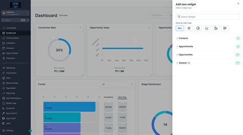 Adding A Widget To The Dashboard Luxis Marketing