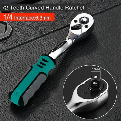 Ratcheting Socket Wrench 72 Teeth Socket Wrench Set Diy Workshop Quick Release Reversible
