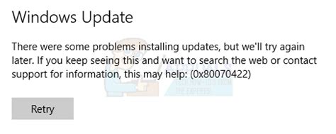 Fix Windows Update Error X