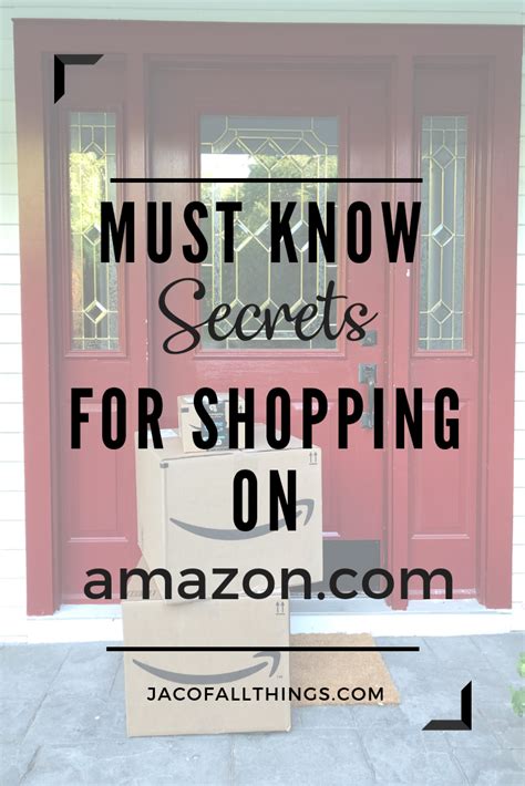 Secrets To Shopping On Amazon Tips And Tricks Amazon Prime Benefits