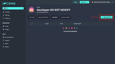 Ssh Keys Documentation