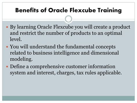 Ppt Get Online Technical Training On Oracle Flexcube Universal Banking Powerpoint Presentation