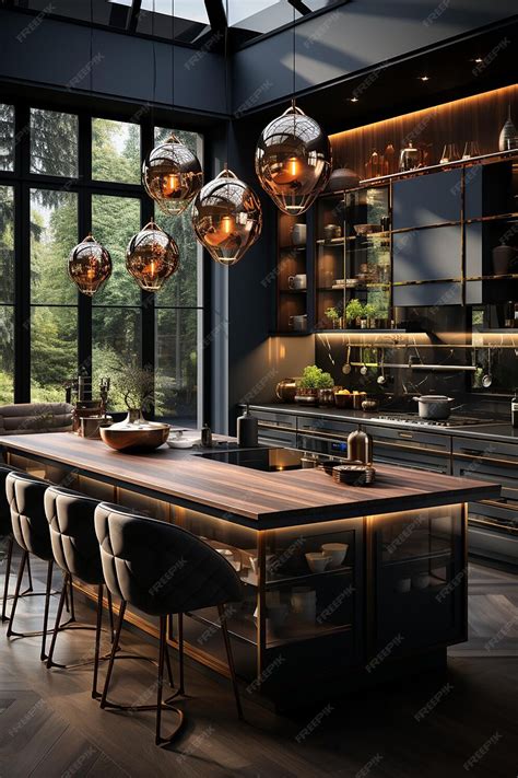 Premium Photo Modern And Designer Kitchen Architecture Magazine