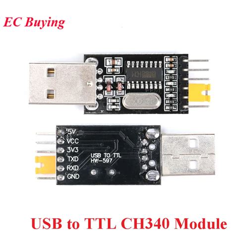 Usb To Ttl 변환기 Uart 모듈 Ch340g Ch340 33v 5v 스위치 Stc 마이크로컨트롤러 다운로드 케이블 브러시 보드반도체 집적회로