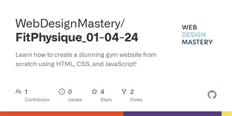 Github Webdesignmasteryfitphysique01 04 24 Learn How To Create A