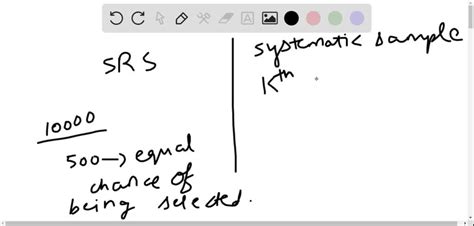 Explain The Difference Between A Simple Random Sample And A Systematic Sample Numerade