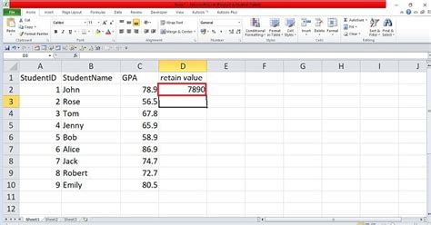 how to remove all decimal points but retain value in excel