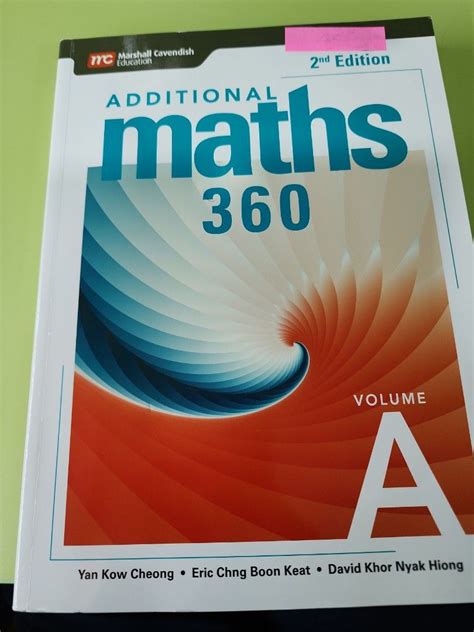 Additional Maths 360 Volume A And B Hobbies And Toys Books And Magazines Textbooks On Carousell