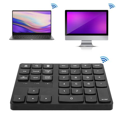 Cod 24g Wireless Numeric Keypad Rechargeable Number Pad Keyboard With