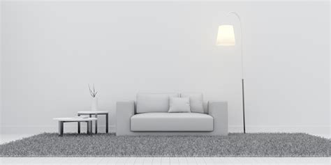 보기 빈 룸 공간 가구와 라미네이트 바닥에 최소한의 디자인과 아키텍처의 관점입니다 햇빛은 벽에 그림자 3d 렌더링입니다 0명에