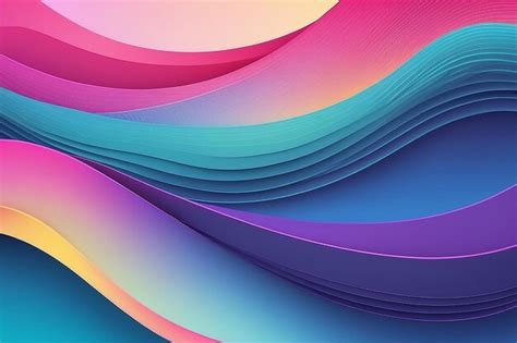 Premium Photo Abstract Gradient Wavy Background