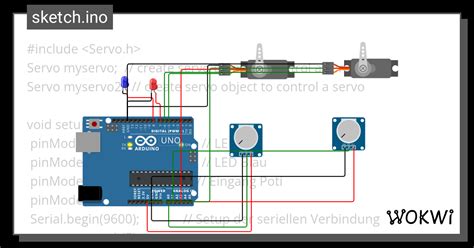 Servoneu Wokwi Esp32 Stm32 Arduino Simulator
