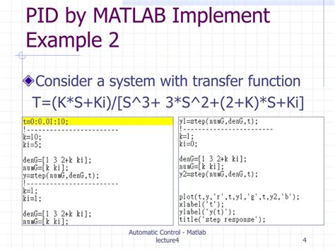 Ppt Pid Control Using Matlab Simulation Powerpoint Presentation Free Download Id