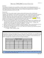 Homework ANOVA SPSS Assignment Instructions Docx Pdf PSYC HOMEWORK ANOVA SPSS A