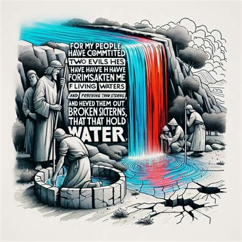 What Does Jeremiah 2 13 Mean Bible Art