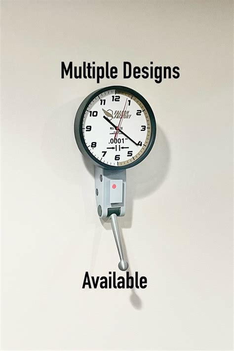 8 Inch Dial Test Indicator Wall Clock Great T For Machinist