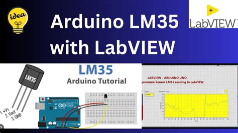 Lm 35 Temperature Sensor Connect Labview And Arduino Youtube