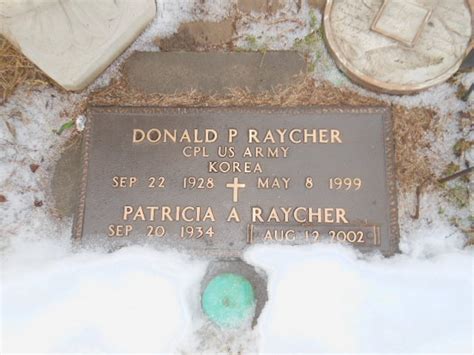 Donald Patrick Raycher 1928 1999 Find A Grave Memorial