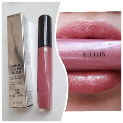 Блиск для губ lancome l'absolu gloss sheer # 351 (sur les toits ...