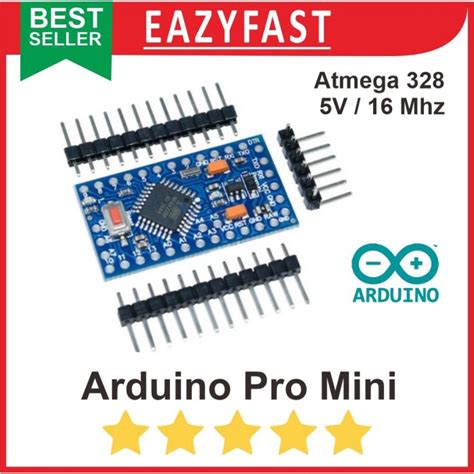 jual arduino pro mini compatible promini 5v 16 mhz atmega328 328p 328 p