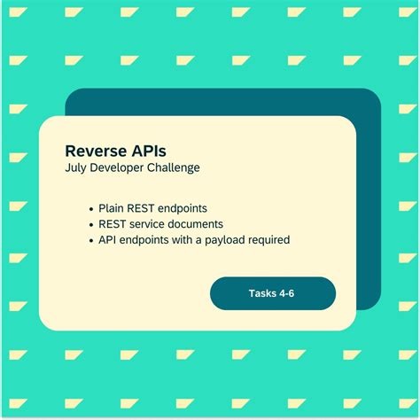 Sap Developers On Linkedin This Months Reverse Apis Developer Challenge Continues Jump Into Your