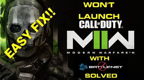 HOW TO FIX MW2 NOT LAUNCHING FROM BATTLENET - YouTube