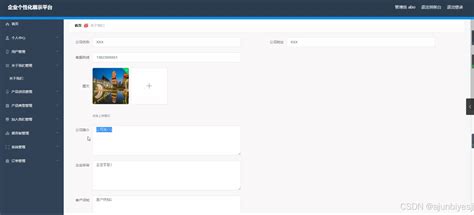 Java企业个性化展示平台开题源码 Csdn博客