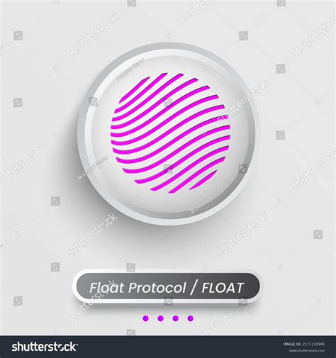Float Protocol Float Cryptocurrency Logo 3d Stock Vector Royalty Free
