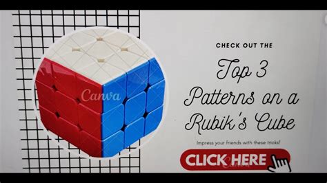 Pretty Rubiks Cube Pattern Without Algorithms Youtube