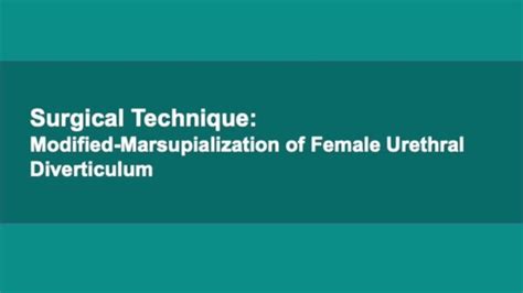 Urogynecology