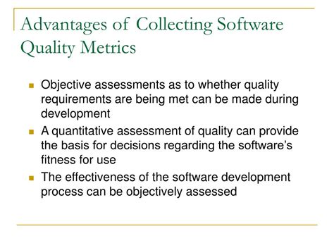 PPT Software Quality Metrics PowerPoint Presentation Free Download ID