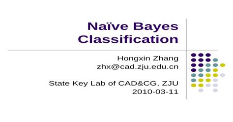 Pdf Naïve Bayes Classfication Dokumen Tips