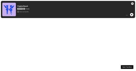 Spotify Codesandbox