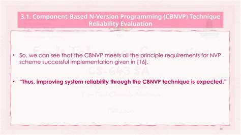Improving N Version Programming Technique Reliability Through Component