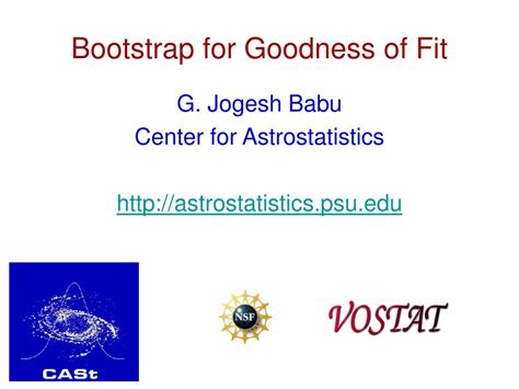 Ppt Bootstrap For Goodness Of Fit Powerpoint Presentation Free