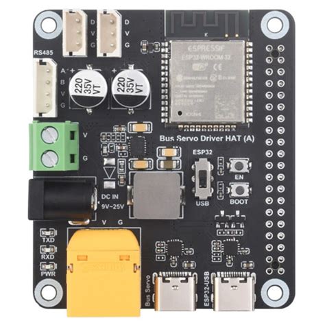 Wave Raspberry Pi Serial Bus Servo Driver Hat Micro Robotics
