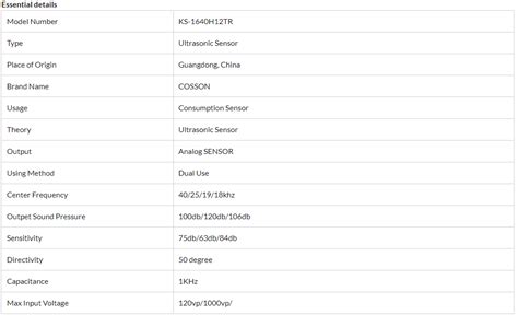 China Customized Ultrasonic Sensor Assembly Manufacturers Factory