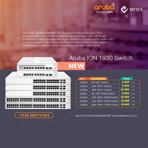 Aruba Instant On 1930 Switches Vst Ecs Thailand