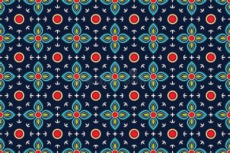 Seamless Pattern With Abstract Geometric Vector Stock Vector Illustration Of Decor Batik