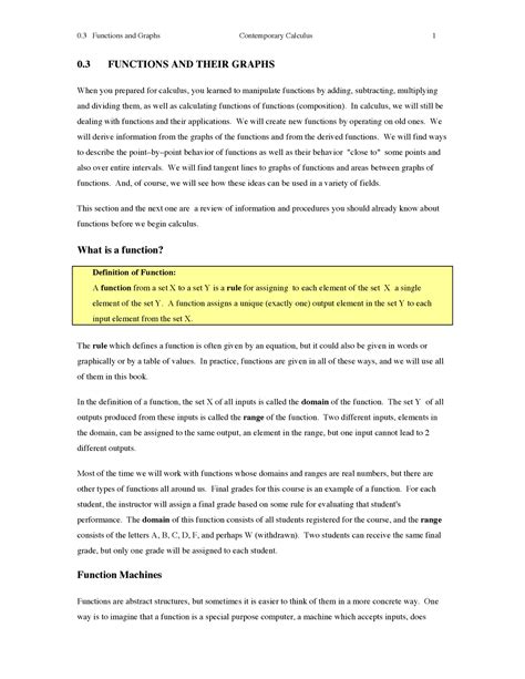 Week004 Course Module Functions And Their Graphs 0 Functions And
