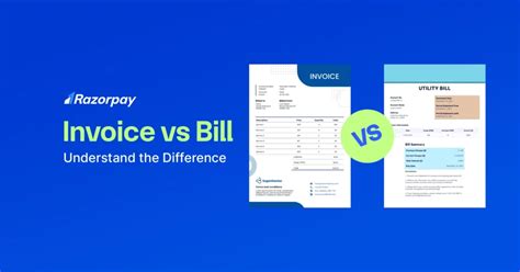 What Is The Difference Between Invoice And Bill