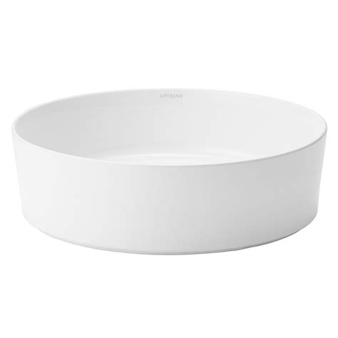 Tvättställ Rund Maj Vit Blank cm Hill Ceramic