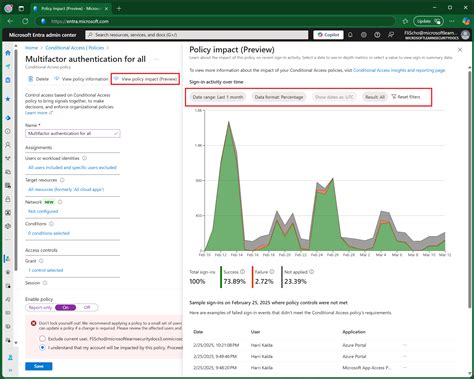 Analyze Conditional Access Policy Impact Microsoft Entra Id Microsoft Learn
